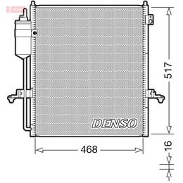 DENSO Kondensator, Klimaanlage dcn45004 f&uuml;r MITSUBISHI