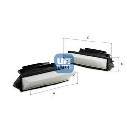 UFI Luftfilter 30e5700 Filtereinsatz 97mm f&uuml;r Mercedes