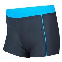 Badehose AQUARTI "Badehose Jungen Kinder Badehose Seitliche Paspel", Kinder, Gr. 140, N-Gr, blau (024 graphit, blau), Obermaterial: 80% Polyamid PA. 20% Elasthan EL., Badehosen Badehose