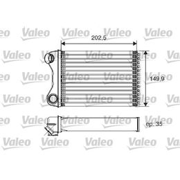Valeo W&auml;rmetauscher, Innenraumheizung 812211 vorne f&uuml;r LANCIA