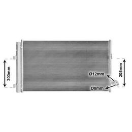 Van Wezel Kondensator, Klimaanlage 06015708 f&uuml;r BMW