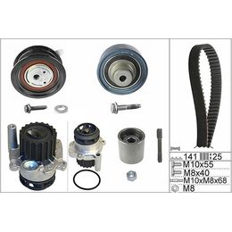 INA Wasserpumpe + Zahnriemensatz 530036132 f&uuml;r VW Audi