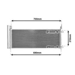 Van Wezel Kondensator, Klimaanlage 53015708 f&uuml;r TOYOTA