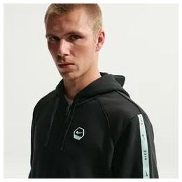 Kapuzensweatshirt Nike SPORTSWEAR "M NSW CS HOODY FLC BB", Damen, Gr. XL, schwarz, schwarz, igloo, Obermaterial: 80% Baumwolle, 20% Polyester, Sweatshirts