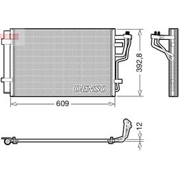 DENSO Kondensator, Klimaanlage dcn41013 f&uuml;r HYUNDAI