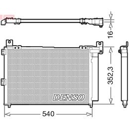 DENSO Kondensator, Klimaanlage dcn44014 f&uuml;r MAZDA