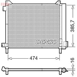 DENSO Kondensator, Klimaanlage dcn46030 f&uuml;r NISSAN