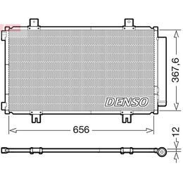 DENSO Kondensator, Klimaanlage dcn47009 f&uuml;r Suzuki
