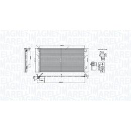 MAGNETI MARELLI Kondensator, Klimaanlage 350203747000 f&uuml;r MINI