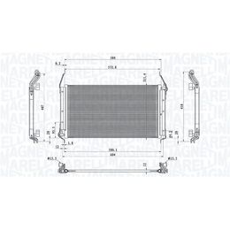 MAGNETI MARELLI Kondensator, Klimaanlage 350203801000 f&uuml;r ALFAROME/Fiat/LANCI