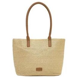 Emily & Noah Shopper EMILY & NOAH "Shopper E&N Bayonne RUE 09", Damen, Gr. B/H/T: 40cm x 28cm x 13cm 0, beige (sand 420), Polypropylen, Taschen Shopper
