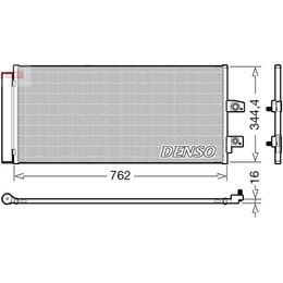 DENSO Kondensator, Klimaanlage dcn33016 f&uuml;r Volvo
