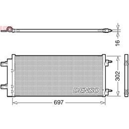 DENSO Kondensator, Klimaanlage dcn20044 f&uuml;r Vaughall Opel