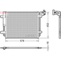 DENSO Kondensator, Klimaanlage dcn32067 f&uuml;r VW