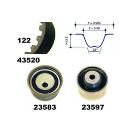 MAPCO Zahnriemensatz 23520 f&uuml;r Volvo HYUNDAI MITSUBISHI