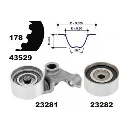MAPCO Zahnriemensatz 23529 f&uuml;r TOYOTA