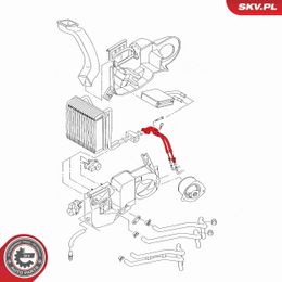 ESEN SKV Hochdruck-/Niederdruckleitung, Klimaanlage 54skv699 f&uuml;r FORD VW