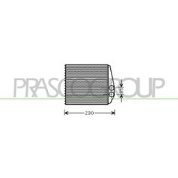 PRASCO W&auml;rmetauscher, Innenraumheizung sa015h001 f&uuml;r CHEVROLET Fiat