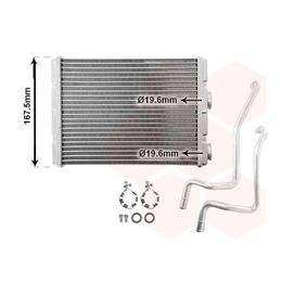 Van Wezel W&auml;rmetauscher, Innenraumheizung 13016701 f&uuml;r NISSAN