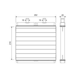 Valeo W&auml;rmetauscher, Innenraumheizung 811631 f&uuml;r IVECO