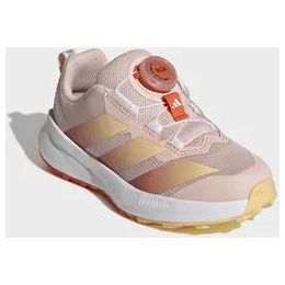 Trailrunningschuh Adidas PERFORMANCE "AGRAVIC BOA KIDS", M&auml;dchen, Gr. 40, semi impact orange, blush pink, ice tangerine, Synthetik, Textil, Schuhe, f&uuml;r Kinder & Jugendliche