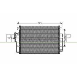 PRASCO Kondensator, Klimaanlage me919c001 f&uuml;r Mercedes VW