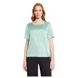 Schlupfbluse Betty Barclay "Damen mit Rundhalsausschnitt", Damen, Gr. 46, aquifer, Obermaterial: 97% Polyester, 3% Elasthan, figurumspielend normal, Rundhals, Blusen Schlupfbluse
