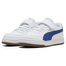 Sneaker Puma "Caven III Sneakers Kinder", M&auml;dchen, Gr. 31, wei&szlig; clyde royal gum blau beige, Obermaterial: Synthetik, Textil. Futter: Textil. Innensohle: Textil, Keine Angabe. Laufsohle: Gummi, Schuhe Sneaker