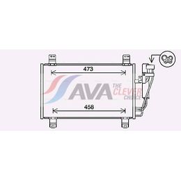 AVA QUALITY COOLING Kondensator, Klimaanlage mz5283d f&uuml;r MAZDA