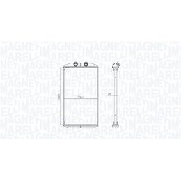 MAGNETI MARELLI W&auml;rmetauscher, Innenraumheizung 350218522000 f&uuml;r Iveco