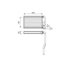 Valeo W&auml;rmetauscher, Innenraumheizung 811578 f&uuml;r HONDA (DONGFENG)