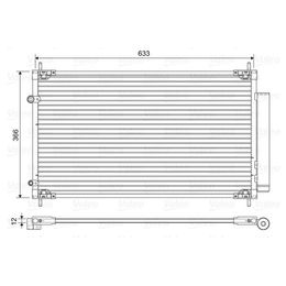 Valeo Kondensator, Klimaanlage 822604 f&uuml;r TOYOTA