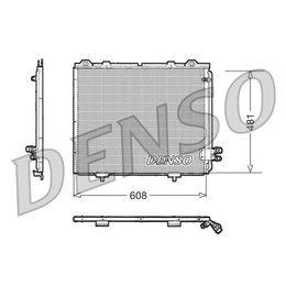 DENSO Kondensator, Klimaanlage dcn17017 f&uuml;r Mercedes