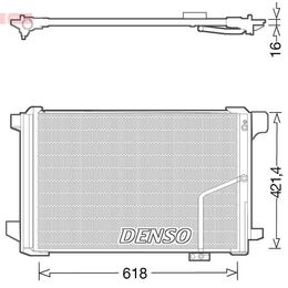 DENSO Kondensator, Klimaanlage dcn17035 f&uuml;r Mercedes
