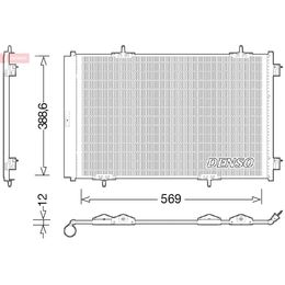 DENSO Kondensator, Klimaanlage dcn21030 f&uuml;r Citro&euml;n/Peugeot