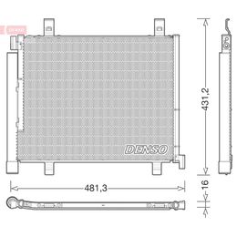 DENSO Kondensator, Klimaanlage dcn32023 f&uuml;r VW SEAT