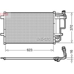 DENSO Kondensator, Klimaanlage dcn44007 f&uuml;r MAZDA
