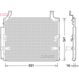 DENSO Kondensator, Klimaanlage dcn50032 f&uuml;r LEXUS