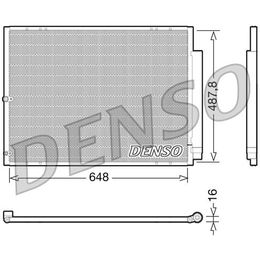 DENSO Kondensator, Klimaanlage dcn51001 f&uuml;r LEXUS