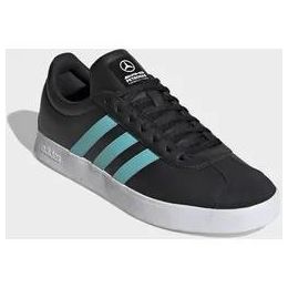 Sneaker Adidas PERFORMANCE "VL COURT MER", Herren, Gr. 41, core schwarz, semi mint rush, ftwr wei&szlig;, Leder, Synthetik, Schuhe Sneaker, Mercedes AMG Motorsport