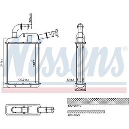 NISSENS W&auml;rmetauscher, Innenraumheizung 707279 f&uuml;r VW