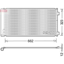 DENSO Kondensator, Klimaanlage dcn05103 f&uuml;r BMW
