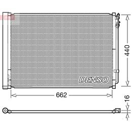 DENSO Kondensator, Klimaanlage dcn05032 f&uuml;r BMW