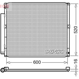 DENSO Kondensator, Klimaanlage dcn50051 f&uuml;r TOYOTA