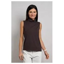 Tanktop Seidel Moden, Damen, Gr. 50, d ́braun, Jersey, Obermaterial: 94% Viskose, 6% Elasthan, figurumspielend h&uuml;ftbedeckend, Rundhals, Tops Tanktop, MADE IN GERMANY