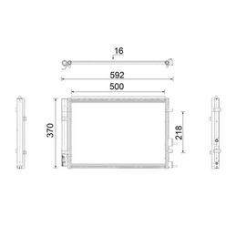 Mahle Kondensator, Klimaanlage BEHR HELLA SERVICE *** PREMIUM LINE ac920000p f&uuml;r KIA