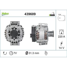 Valeo Generator NEW ORIGINAL PART 439609 f&uuml;r Mercedes