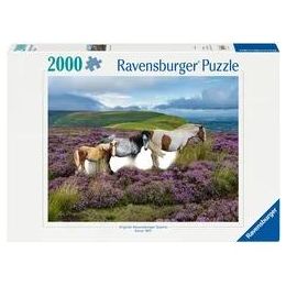 Puzzle Ravensburger "Wildpferde in der Heide", bunt, Puzzles, KinderB:98cm H:75cm, Pappe, Motiv, Made in Germany, B:98cm H:75cm