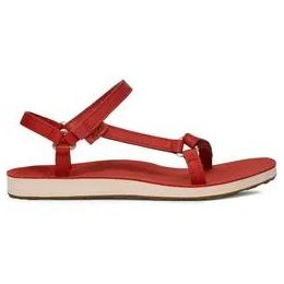 Sandale Teva "W ORIGINAL UNIVERSAL SLIM LEA", Damen, Gr. 42, bossa nova, Synthetik, Schuhe Sandale