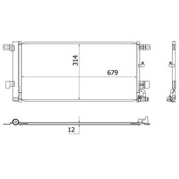 Mahle Kondensator, Klimaanlage ac961000s f&uuml;r CUPRA REACH